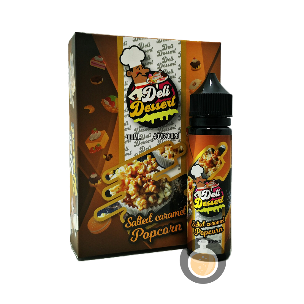 Deli Dessert - Salted Caramel Popcorn - Vape E Juices & E Liquids Store
